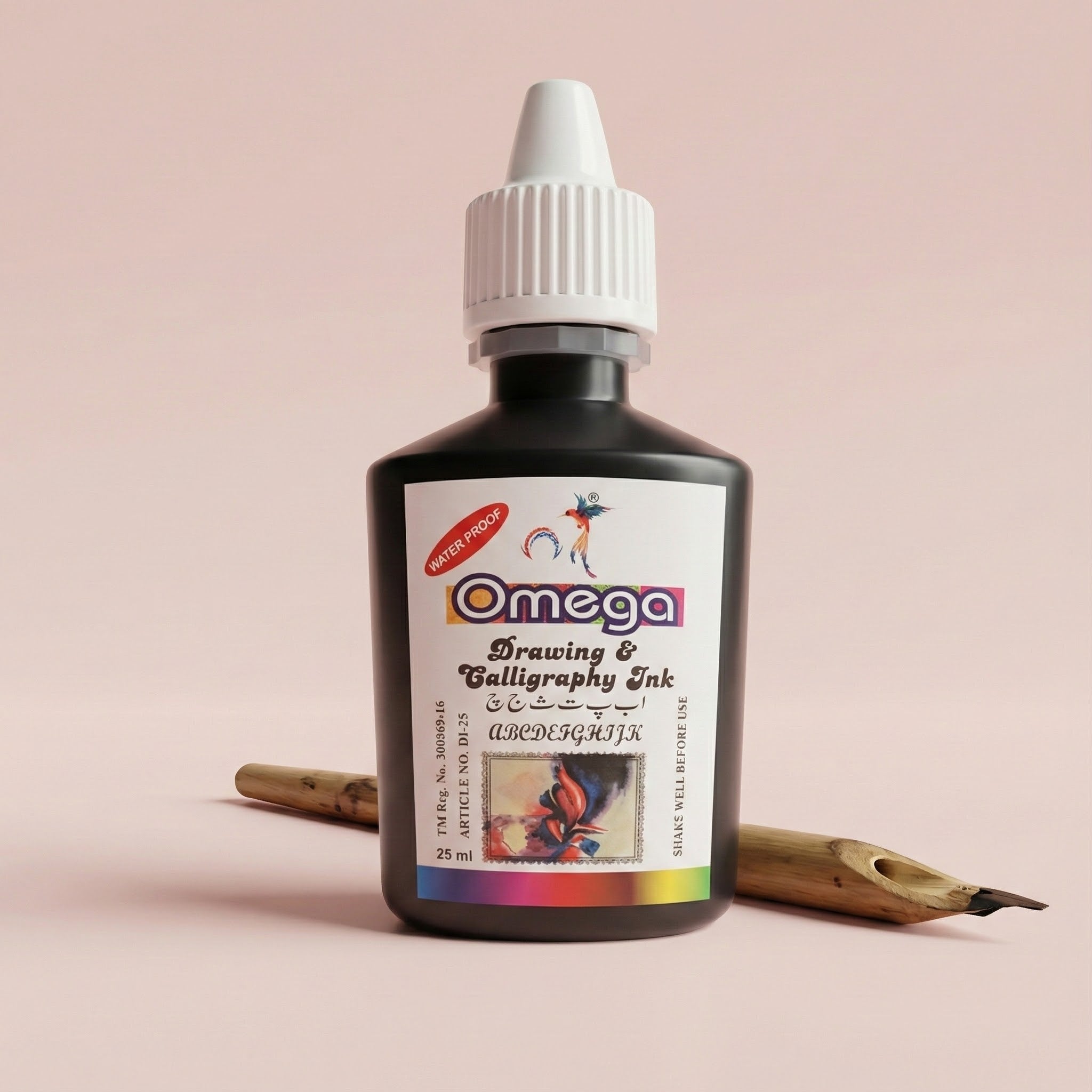 Omega Drawing & Calligraphy Ink – 25 ml – Omega Colors